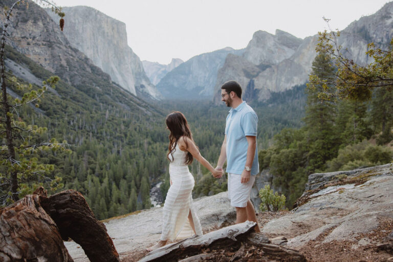 Romantic & Candid Yosemite National Park Engagement Photos ...