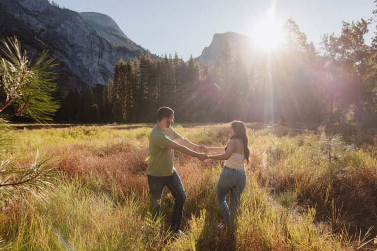 Romantic & Candid Yosemite National Park Engagement Photos ...